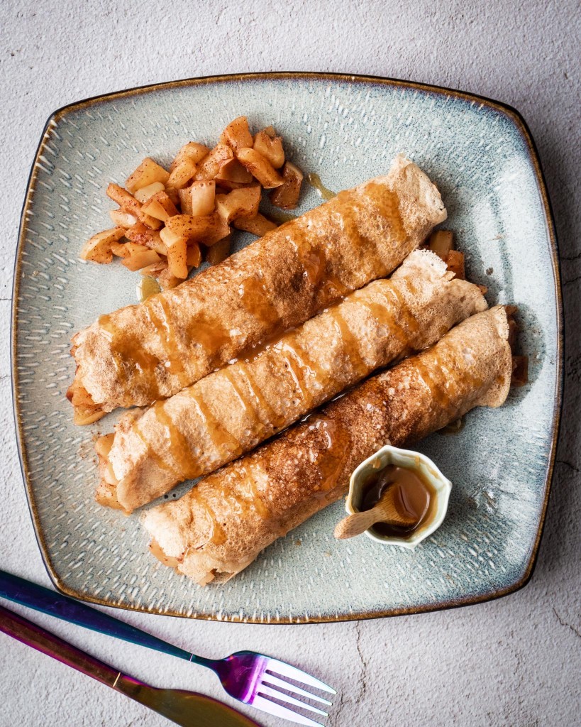 Cinnamon Apples French Crepes | Food Flaneur Recipe Collection