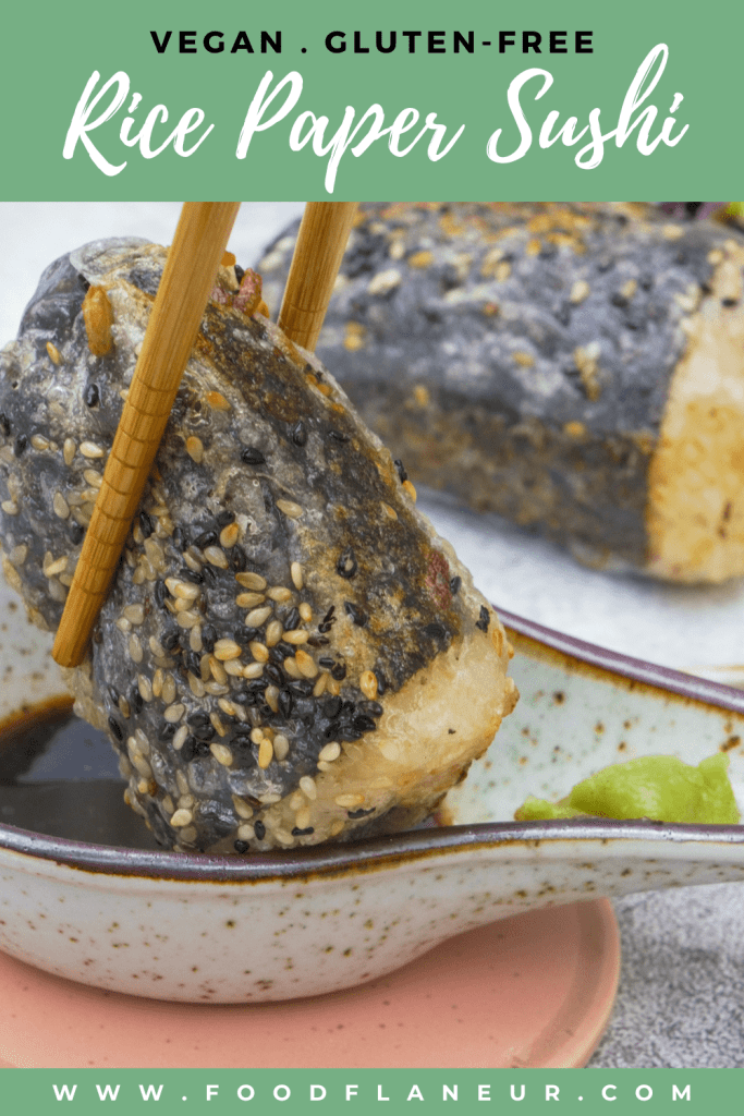 Rice Paper Sushi - The Vegan Dietitian